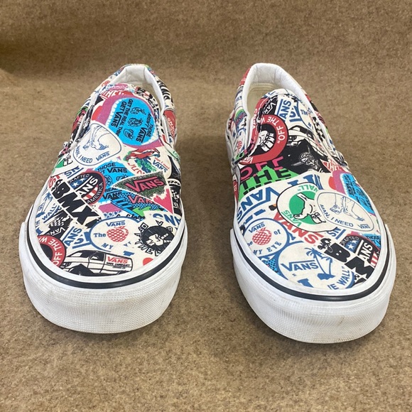 Vans | Shoes | Vans Sticker Mash Up Sneakers 72356 Unisex Worn One Time ...